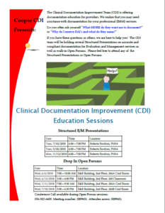 Clinical Documentation Improvement (CDI) Educational Sessions – Connect ...