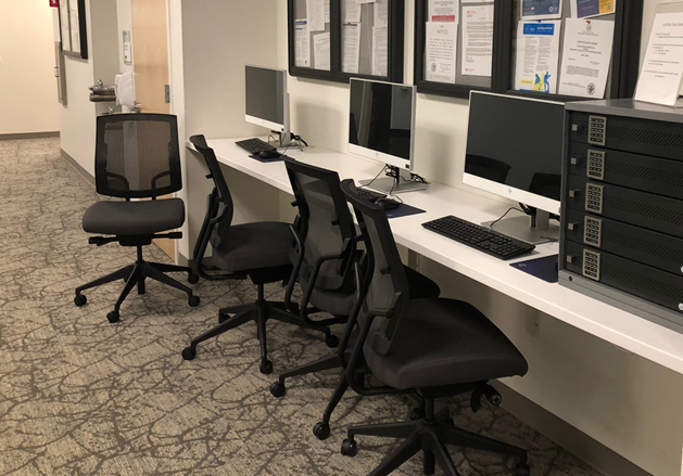 Attending computers in conference center – Connect the Docs