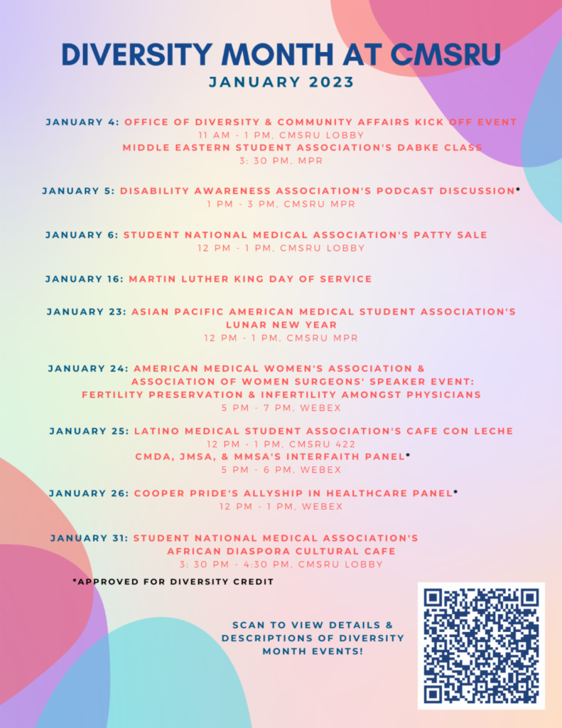 January is Diversity Month – Connect the Docs