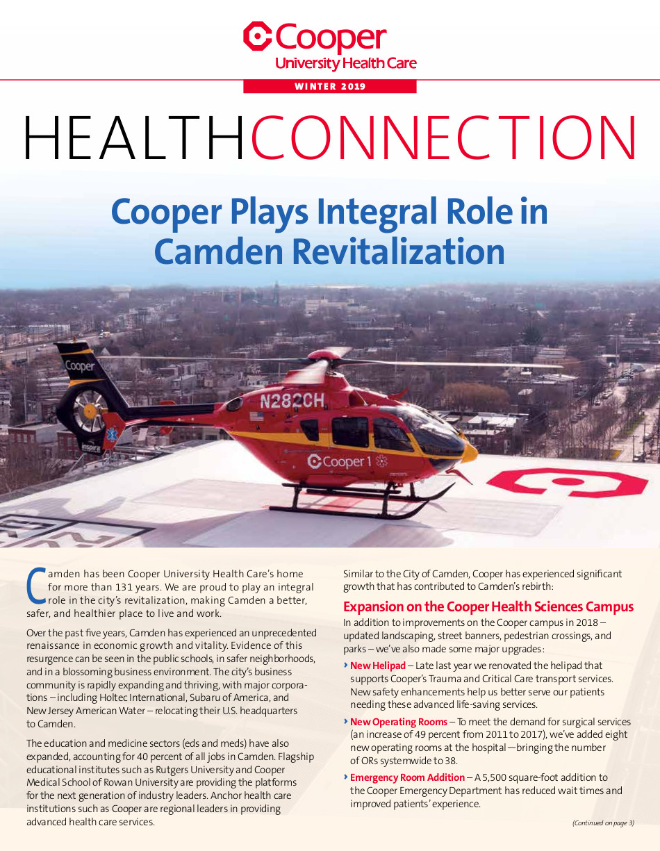 Highlights From the Winter 2019 Issue of Health Connection - eHealth ...