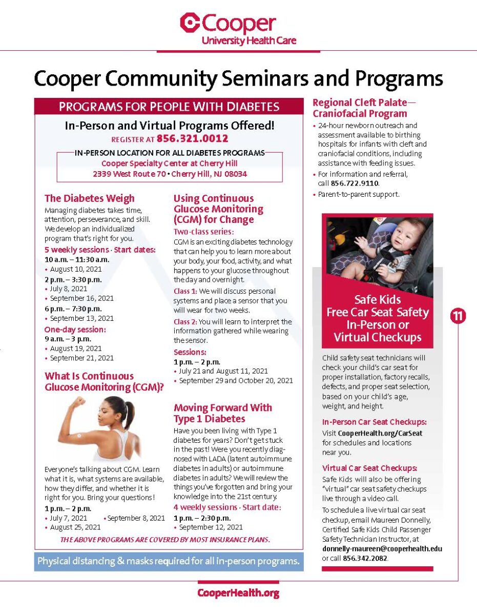 Spring 2021: Cooper Community Seminars and Programs - eHealth Connection