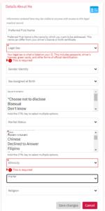 Updating Your Personal Medical Record in myCooper - eHealth Connection