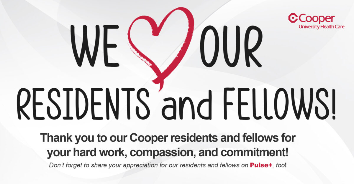 Celebrating Thank a Resident and Fellow Day