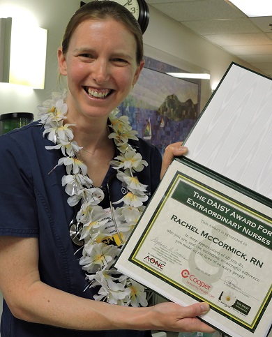 Cooper Honors Pediatric Nurse Rachel McCormick With DAISY Award ...