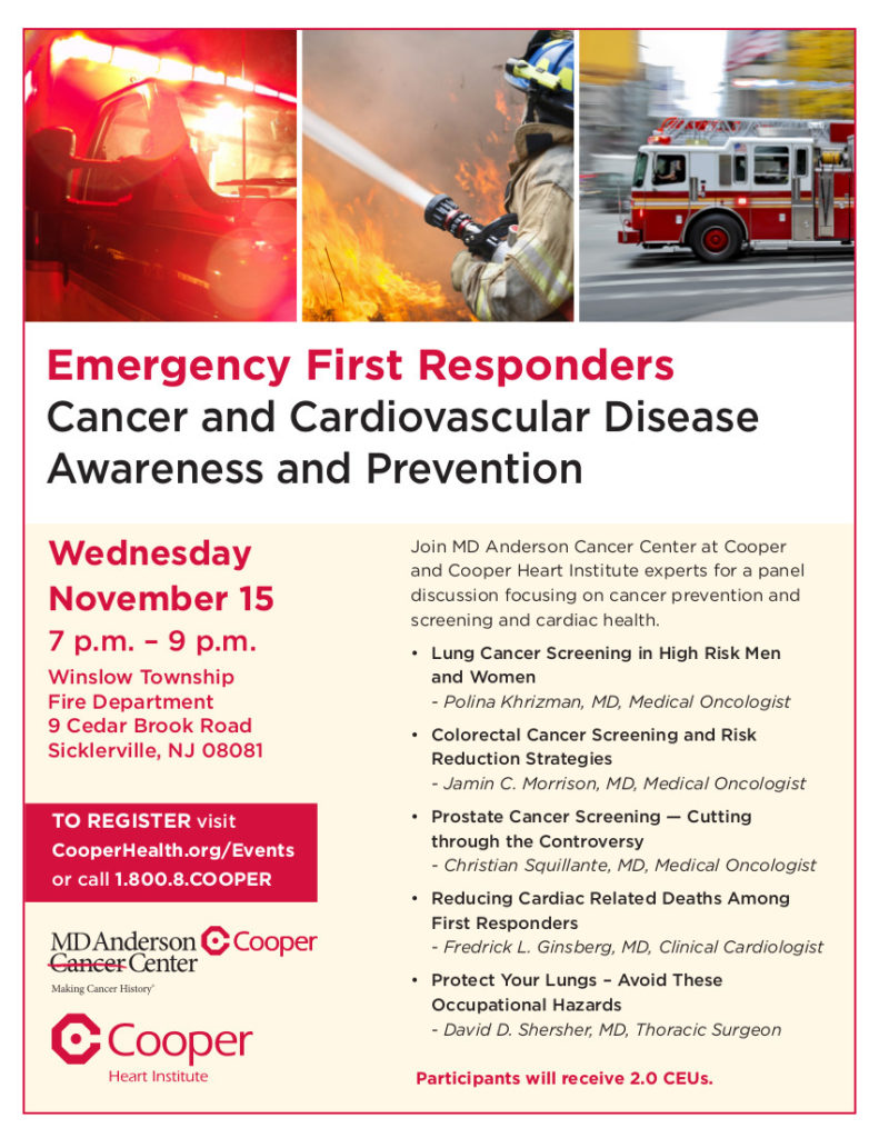 Register Now For Free Emergency First Responders Event on November 15 ...