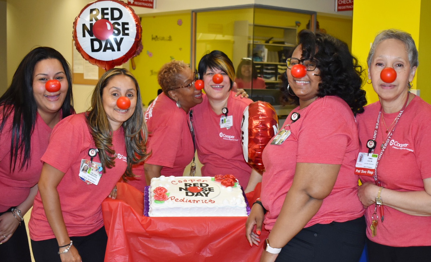 Celebrating National Red Nose Day at the Children's Regional Hospital ...