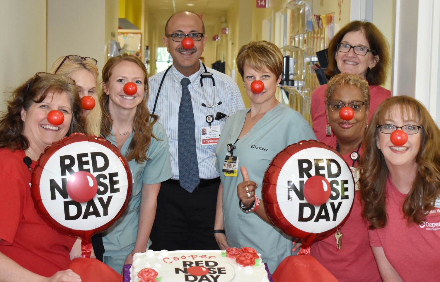 Celebrating National Red Nose Day at the Children's Regional Hospital ...