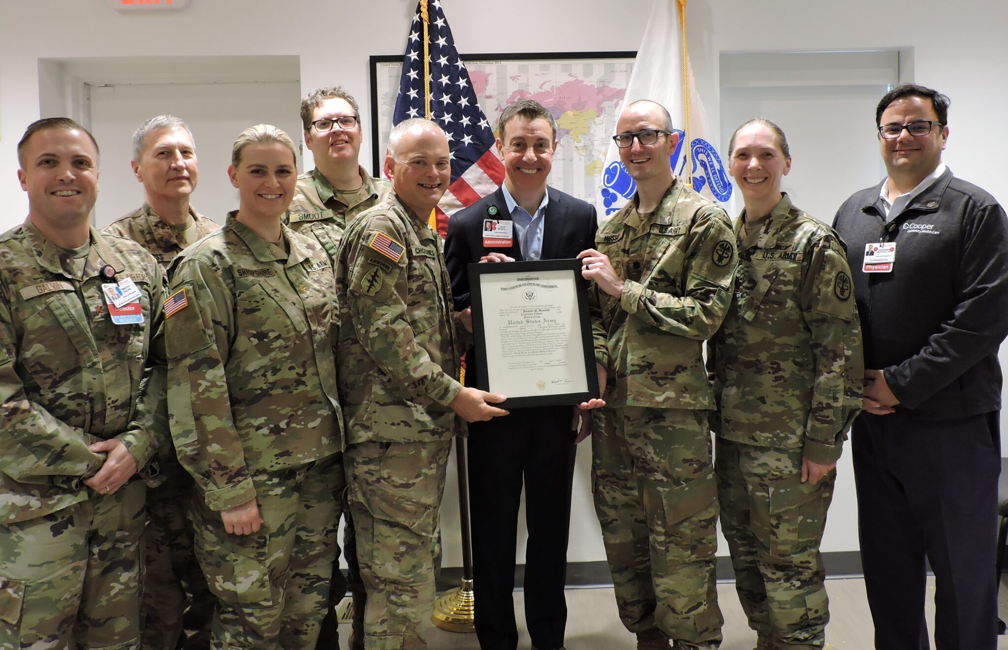 Cooper Neurosurgeon Dr. Corey Mossop Promoted to Rank of Lieutenant ...