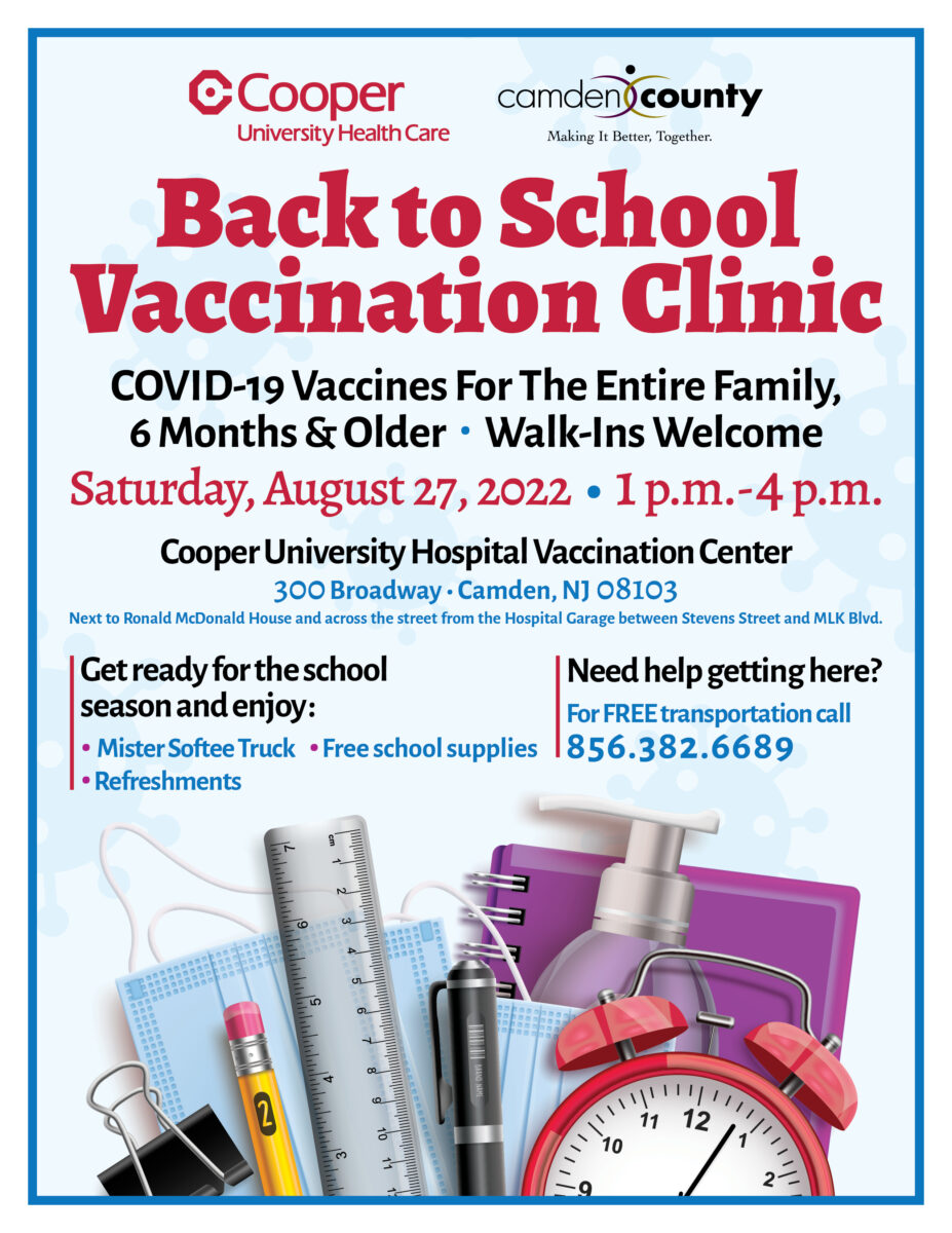Cooper University Health Care to Hold ‘Back to School’ COVID-19 Family ...