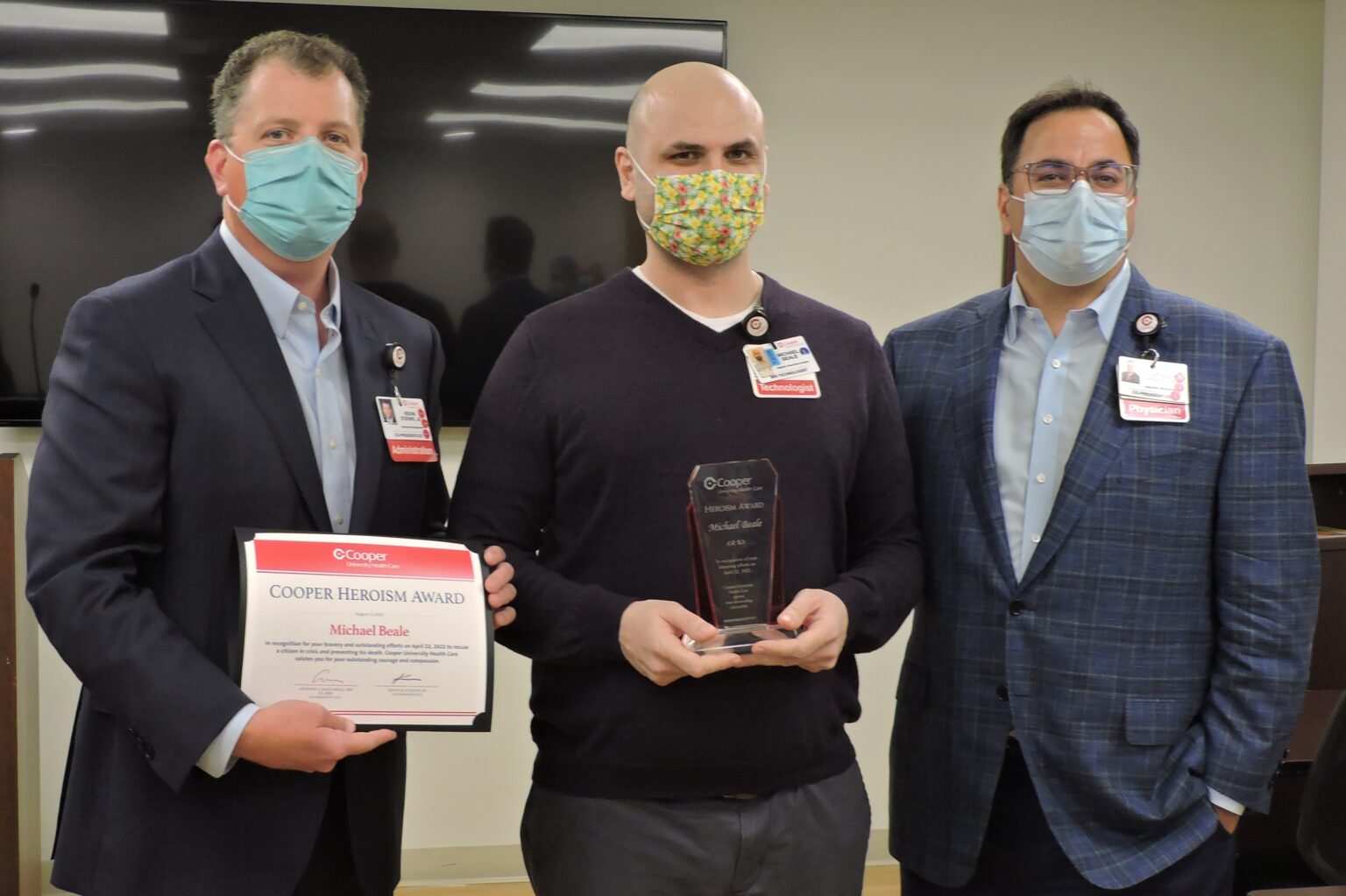 Cooper Hero Award Presented to MRI Tech for - Inside Cooper