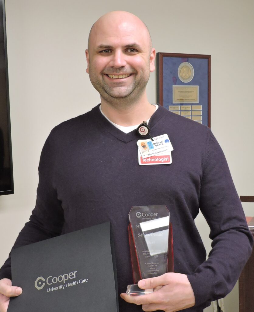 Cooper Hero Award Presented to MRI Tech for - Inside Cooper