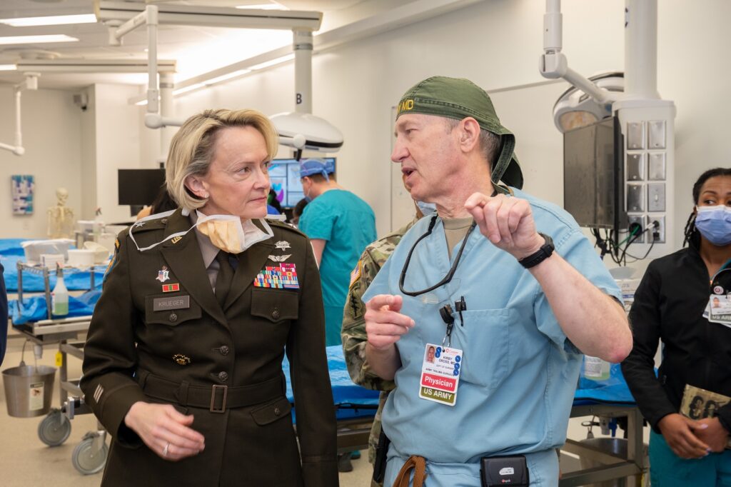 Chief of the Army Medical Corps Visits ASSET Training Program at Cooper University Health Care ...