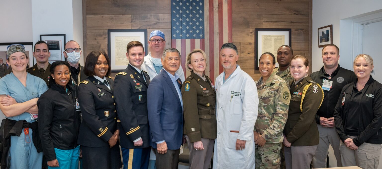 Chief of the Army Medical Corps Visits ASSET Training Program at Cooper University Health Care ...
