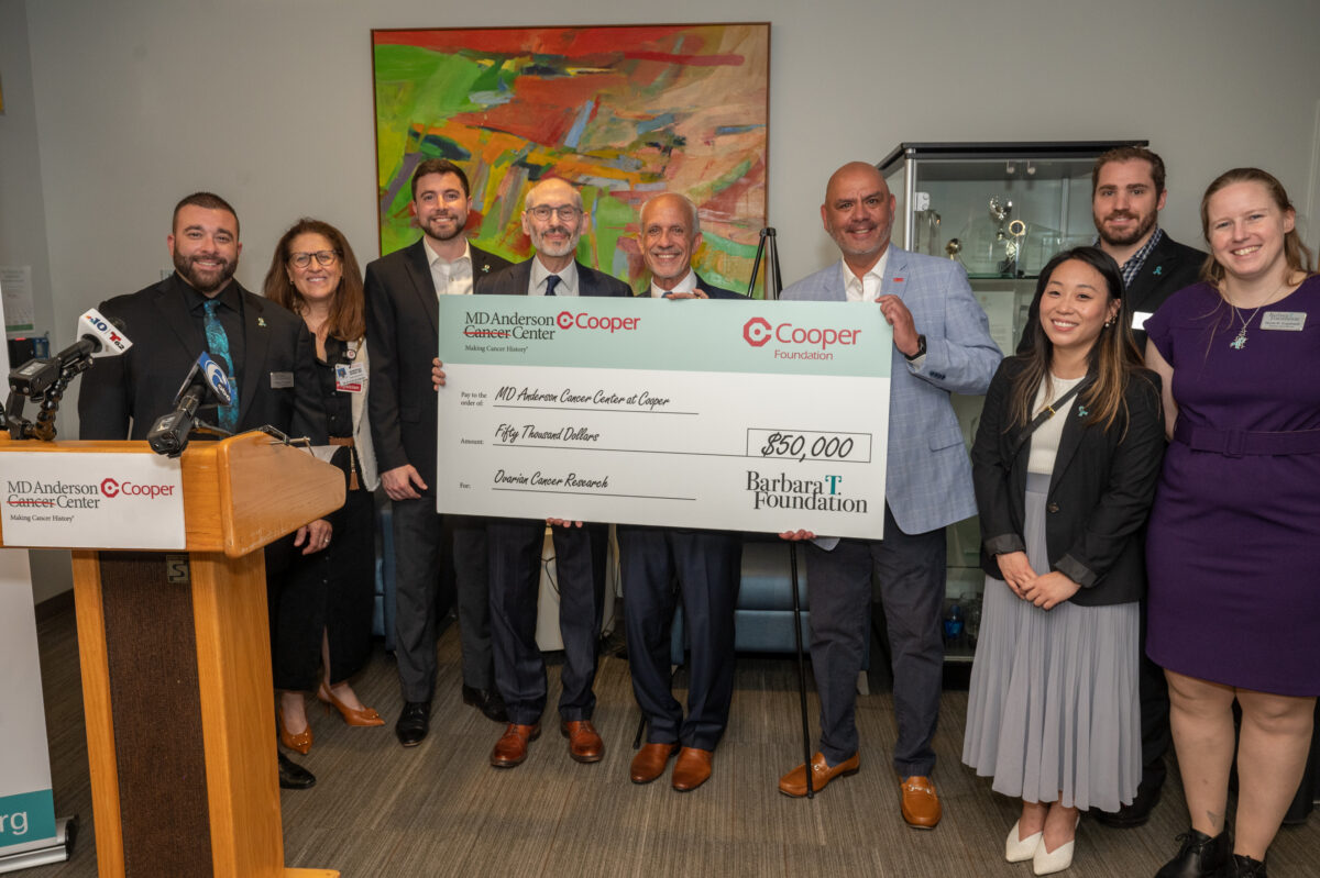 The Cooper Foundation Receives $50K Donation for Ovarian Cancer ...
