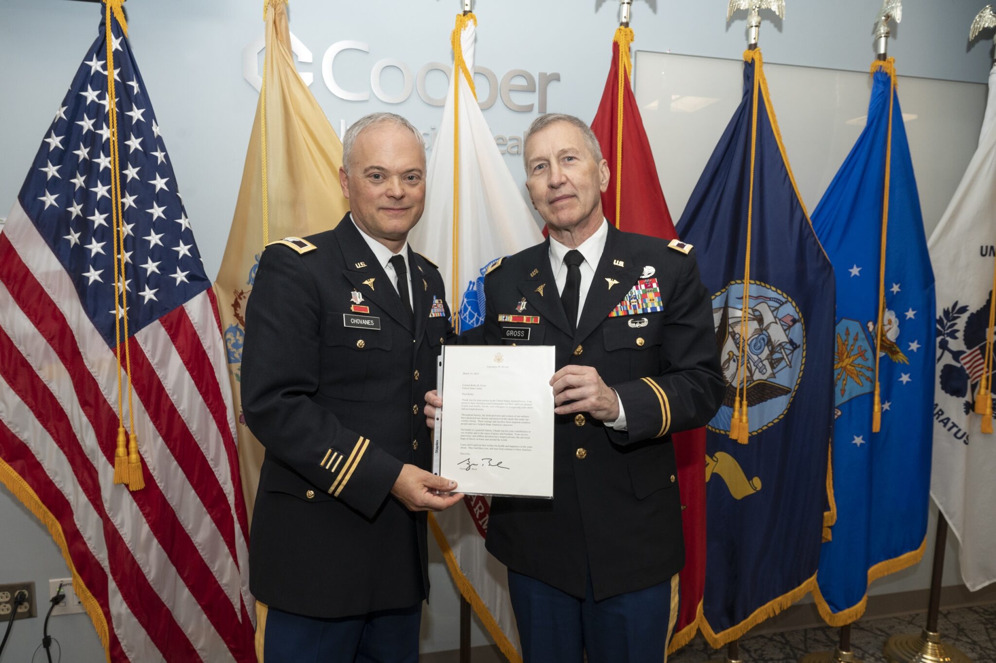 Cooper University Health Care Hosts Army Retirement Ceremony for ...