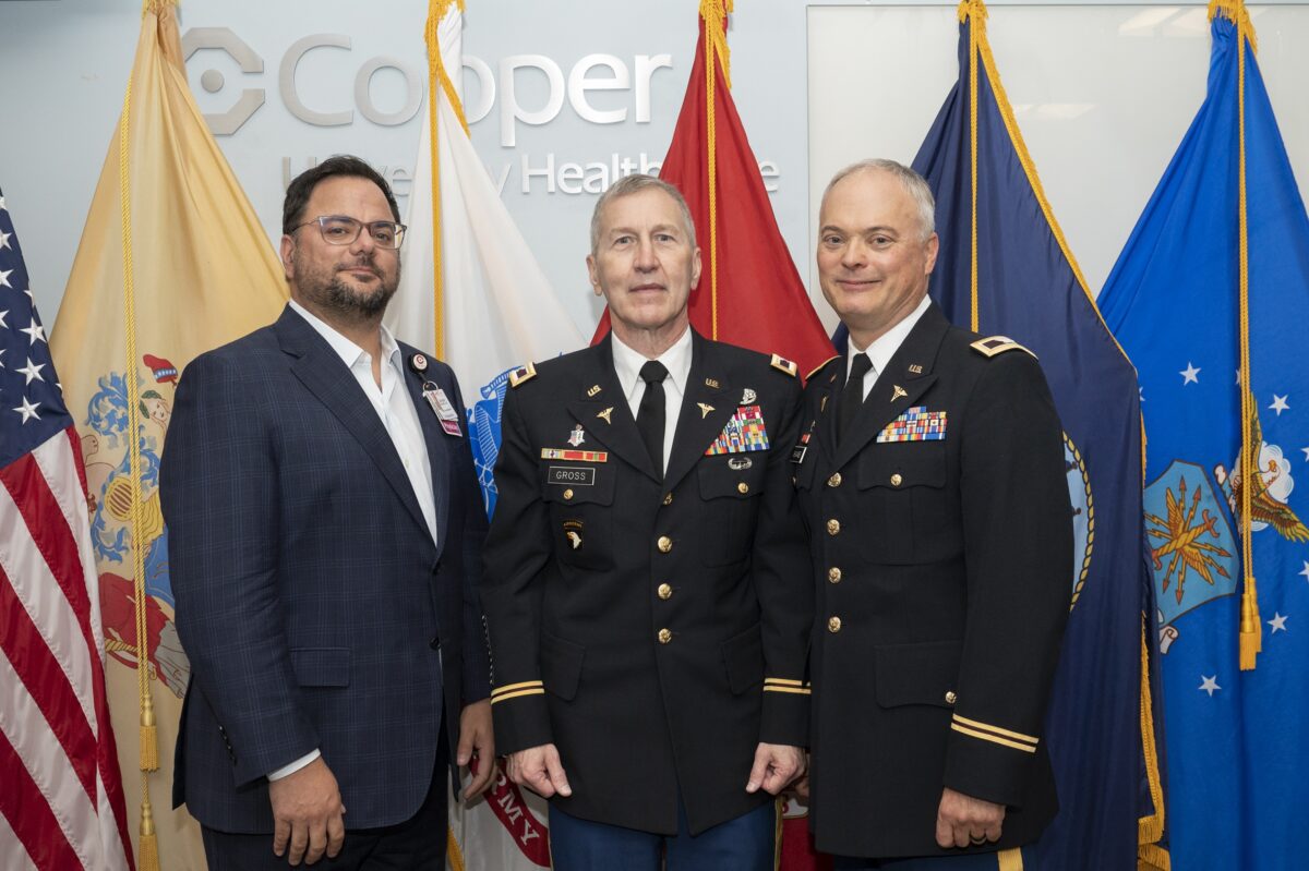 Cooper University Health Care Hosts Army Retirement Ceremony for ...