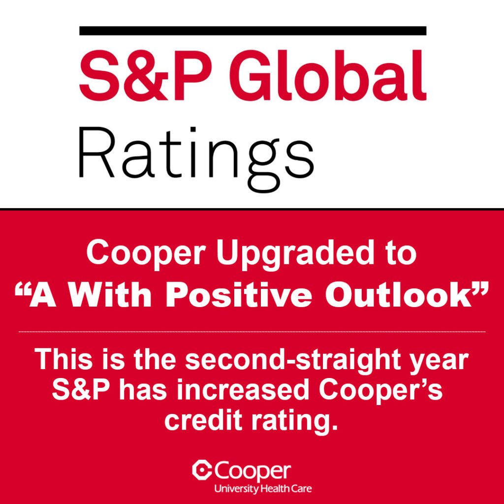 S&P Global Improves Cooper’s Credit Rating to “A“ With Positive Outlook ...