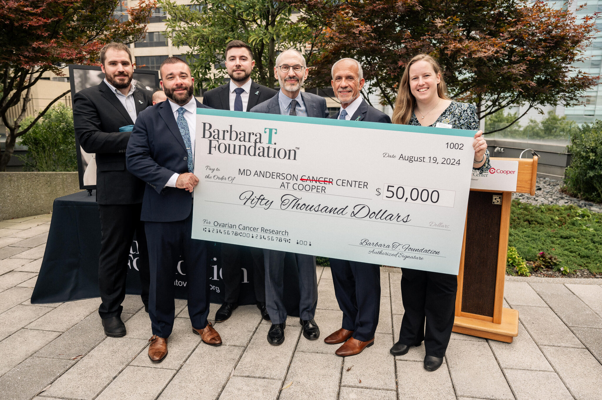 The Cooper Foundation Receives $50,000 Donation for Pioneering Ovarian ...