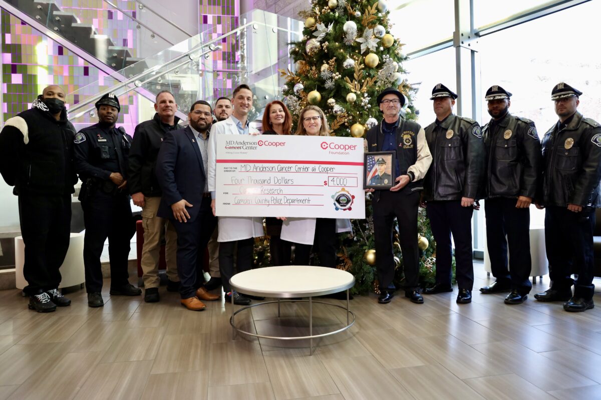 Camden County Police Department Honors Fallen Officer With No Shave November Donation to The ...