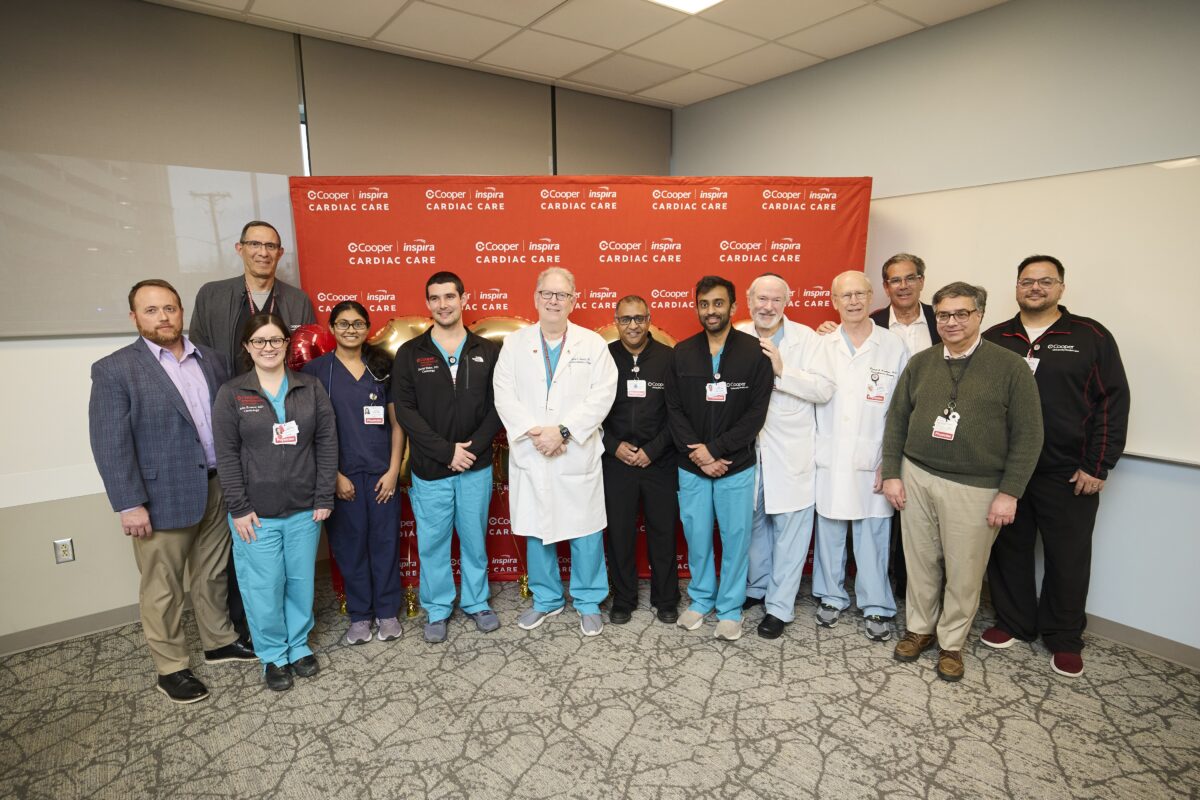 Cooper and Inspira Cardiac Care Team Members Celebrate Cardiac 1,000 ...