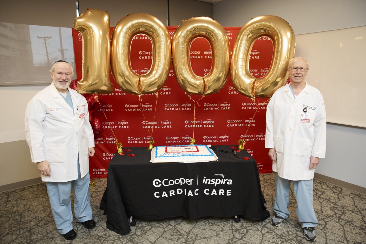 Cooper and Inspira Cardiac Care Team Members Celebrate Cardiac 1,000 ...